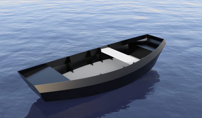 BVE400 kunststof boot | vlet - roeiboot - Kunststofboten